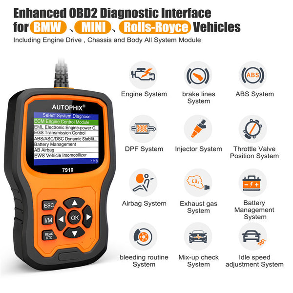 Autophix 7910 Full System Diagnostic Tool for BMW – MS AUTO